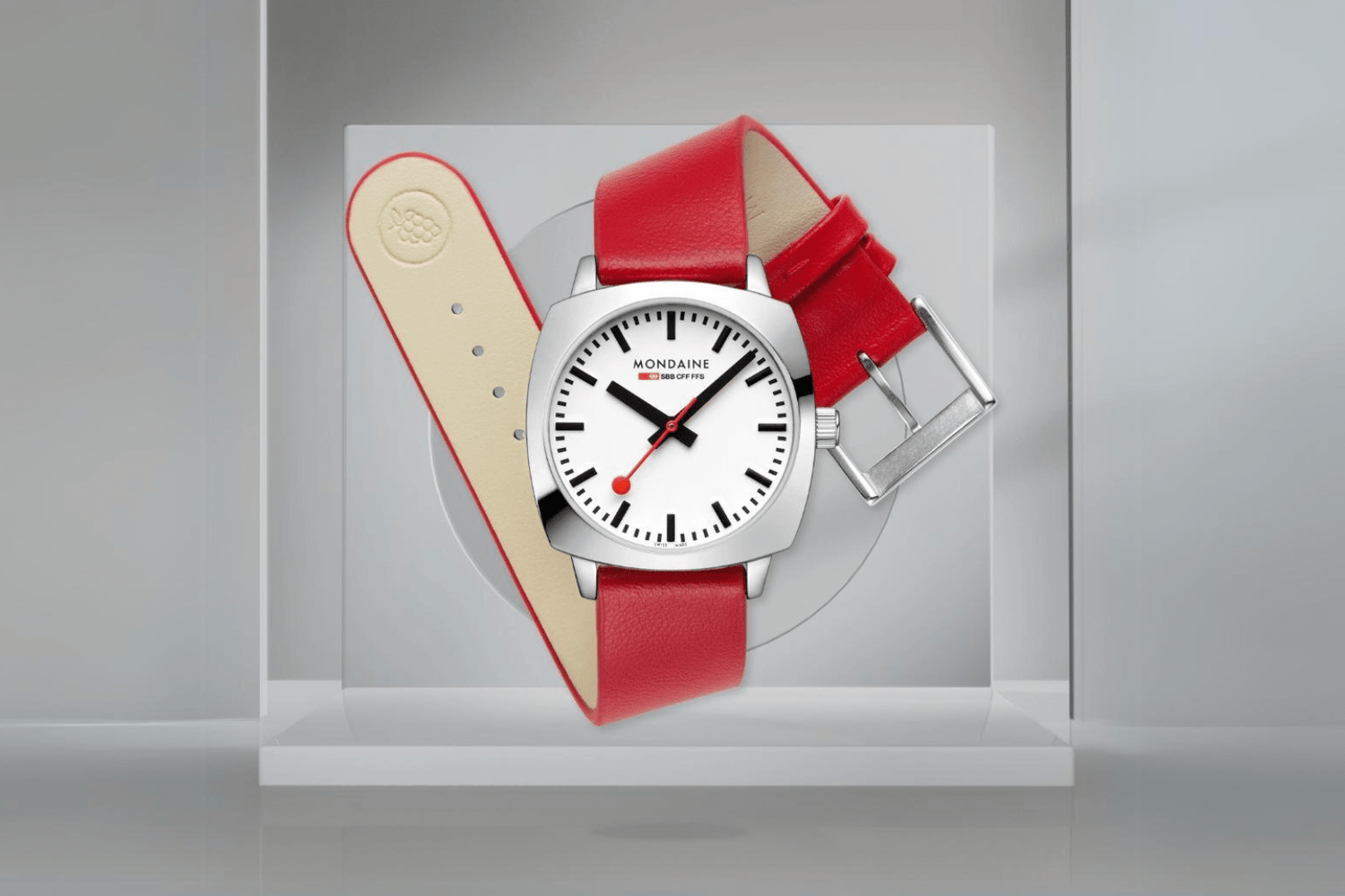 Wall clock, 25 cm, black kitchen clock, A990.CLOCK.64SBB | Mondaine UK ...